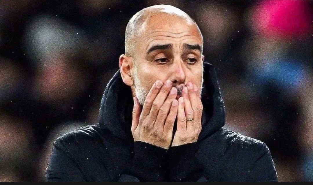 Manchester City manager Pep Guardiola broke down in tears as another ...
