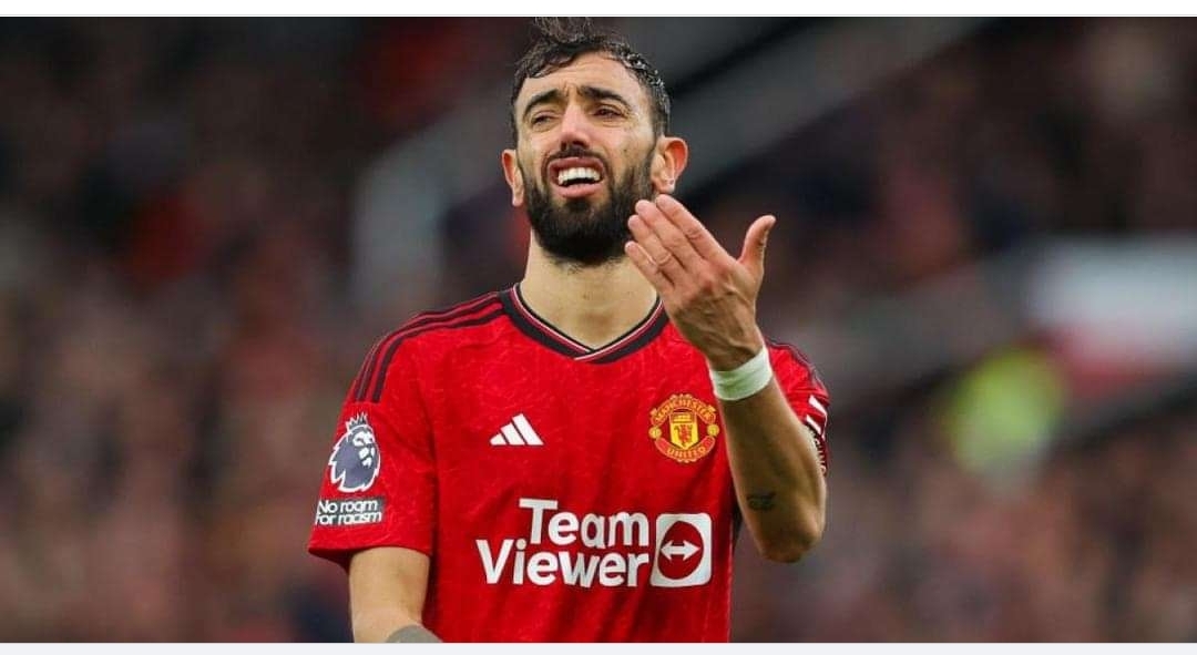 Manchester United Captain Bruno Fernandez has been striped off the ...