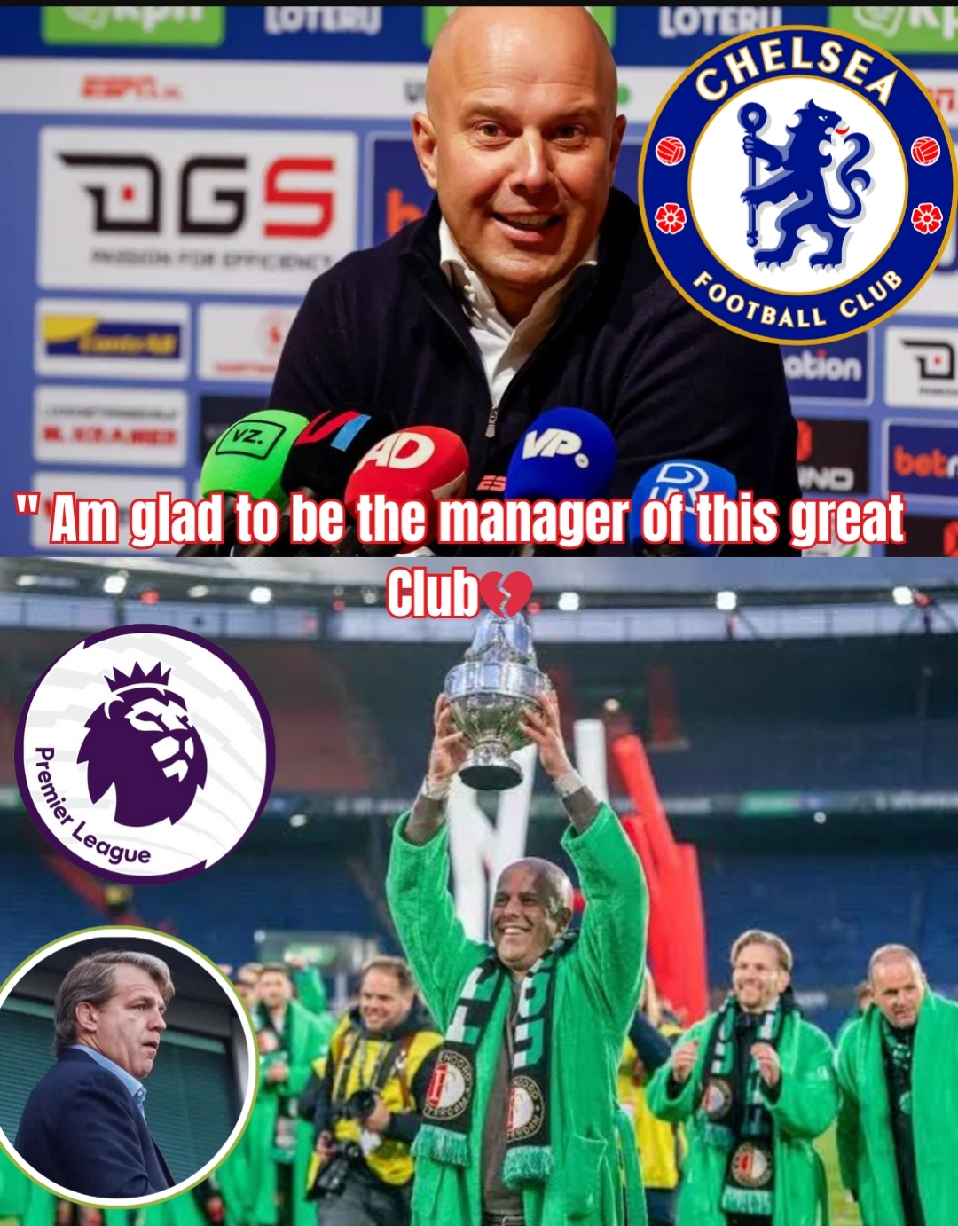 Feyenoord coach Arne Slot has been appointed as the manager of this ...