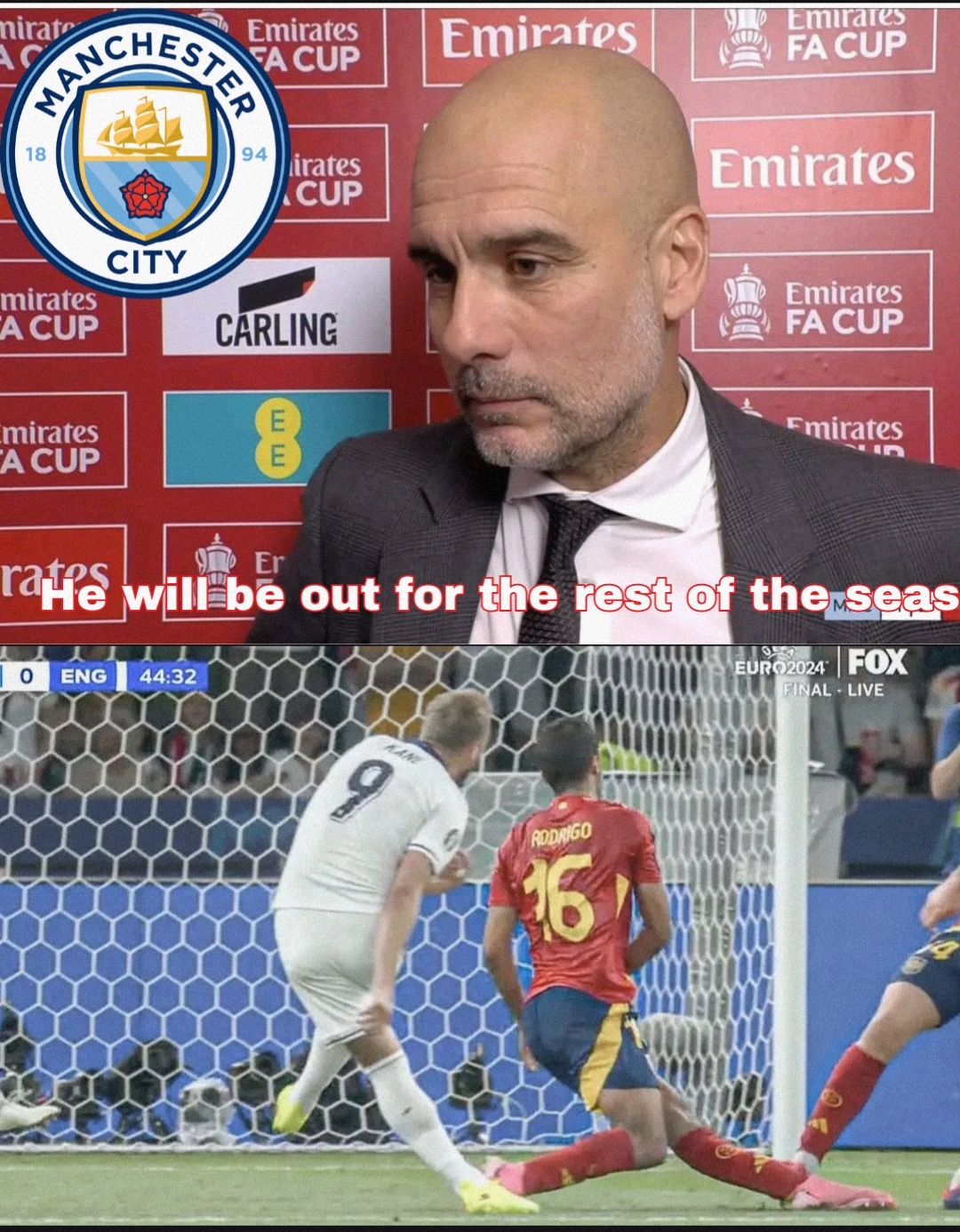 Pep Guardiola broke down in tears in Press Season Conference after Key ...
