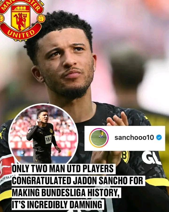 Only Two of Manchester United players extended their congratulations to ...