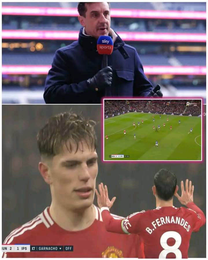 Manchester United legend Gary Neville, visibly frustrated, questioned ...