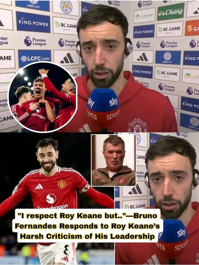 "I Respect Roy Keane a lot but.."—Bruno Fernandes Responds to Roy Keane ...